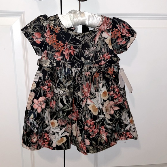 Edgehill Collection | Dresses | Edgehill Collection Black Floral Baby ...